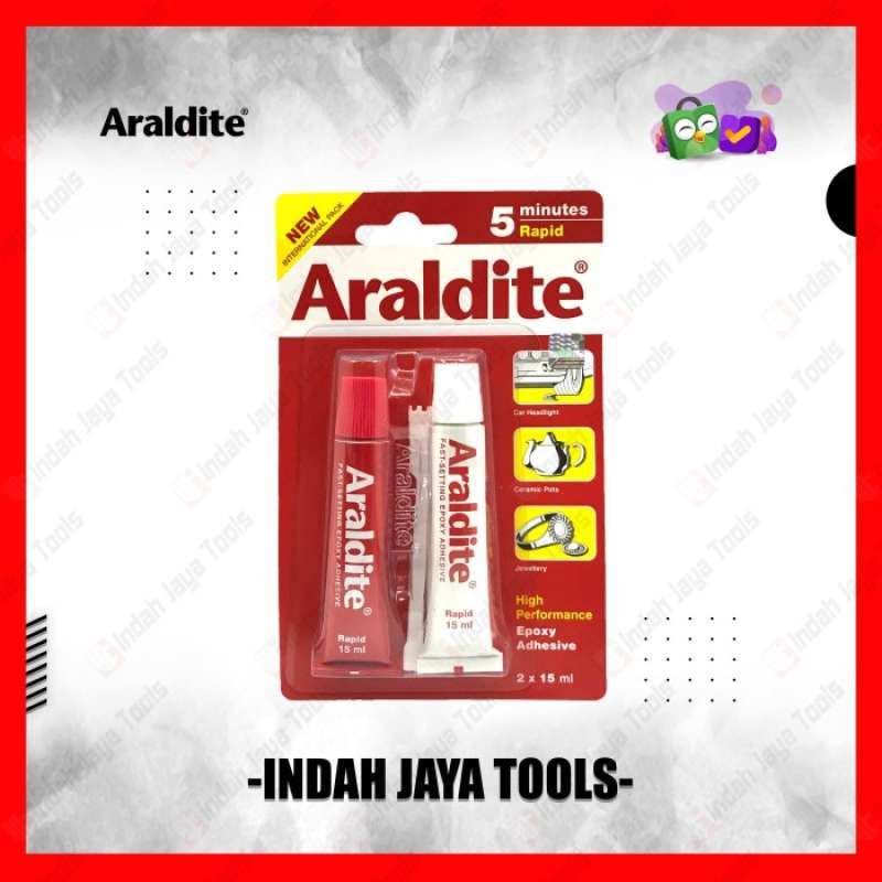 Jual Araldite Merah 5 Menit Rapid - Lem Epoxy Besi Di Seller Aghanim ...