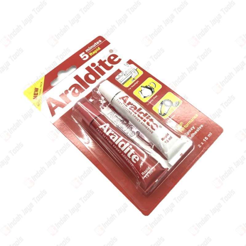 Jual Araldite Merah 5 Menit Rapid - Lem Epoxy Besi Di Seller Aghanim ...