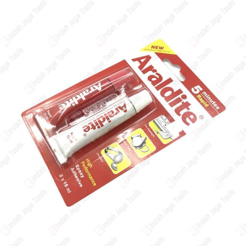 Jual Araldite Merah 5 Menit Rapid - Lem Epoxy Besi Di Seller Aghanim ...