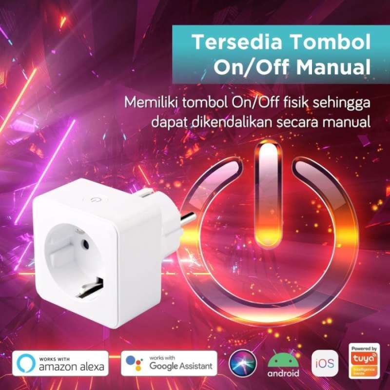 Jual Bardi Smart Plug Wifi Wireless Iot Colokan Steker Colokan Pintar ...