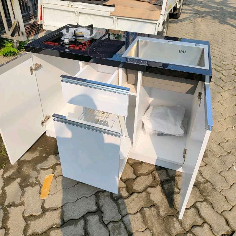 Jual Kitchen Set Bawah Dapur / Rak Dapur Bawah Minimalis Di Seller ...