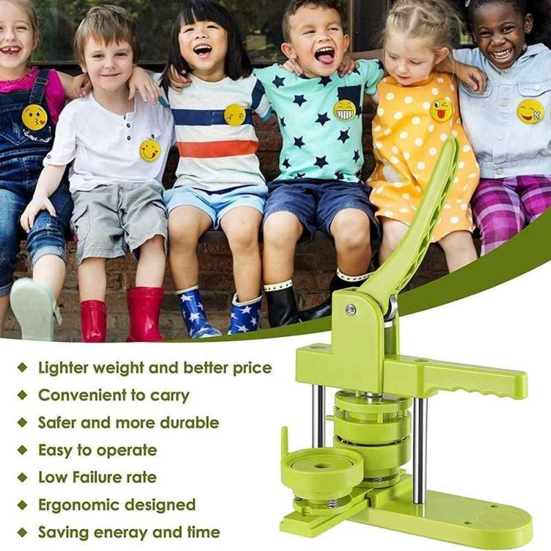 Jual Dcbadge Mesin Press Pin Bros Peniti Bulat Rotating Button Maker Dc ...