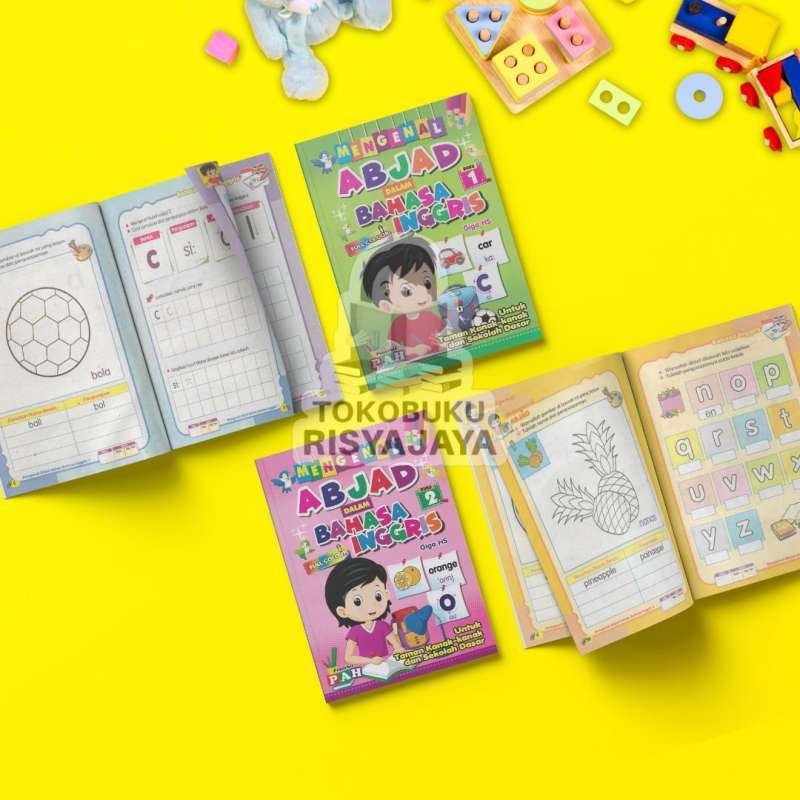 Promo (pah) Paket Mengenal Abjad Dalam Bahasa Inggris Isi 2 Buku Diskon ...