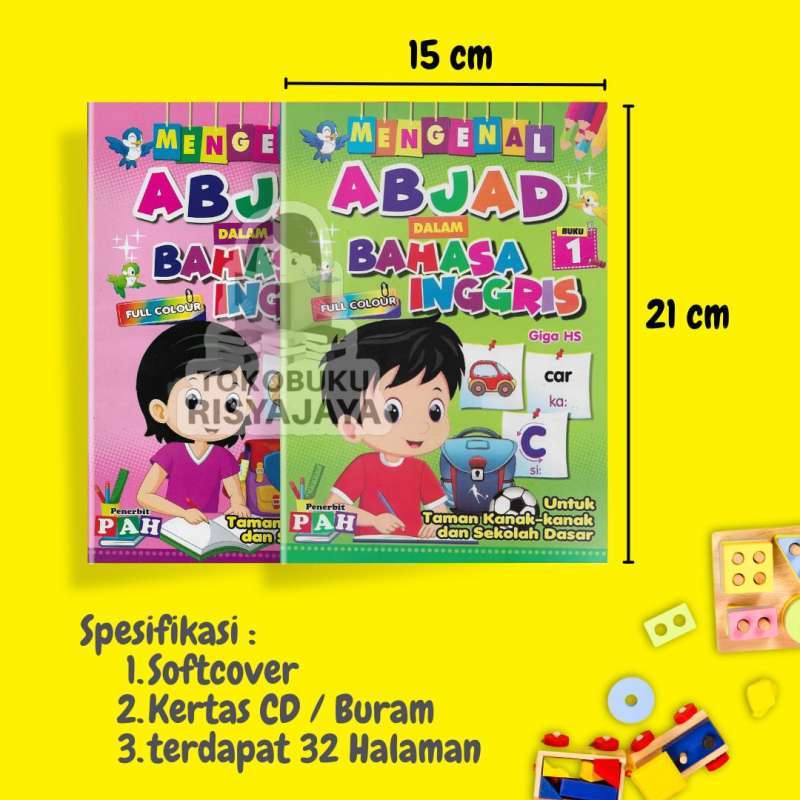 Promo (pah) Paket Mengenal Abjad Dalam Bahasa Inggris Isi 2 Buku Diskon ...