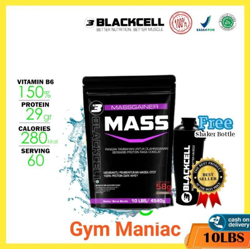 Promo Black Cell Mass 10lbs Ph Mass Prohybrid Mass Gainer Diskon 33% Di ...