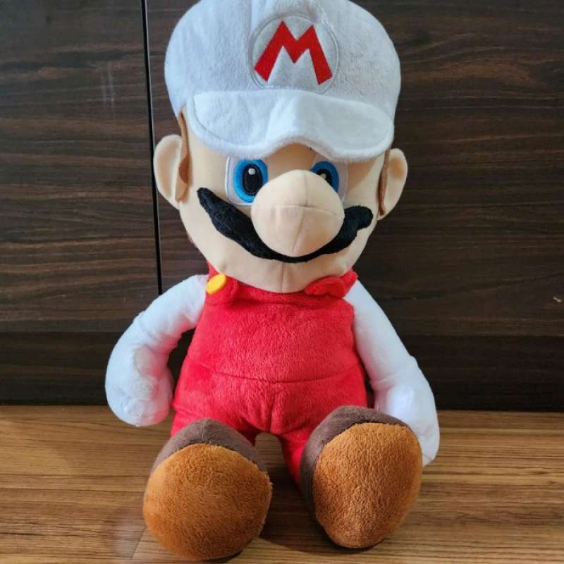 Promo Super Mario Bros Plush Plushie Fireball Red White Boneka Besar 35 ...