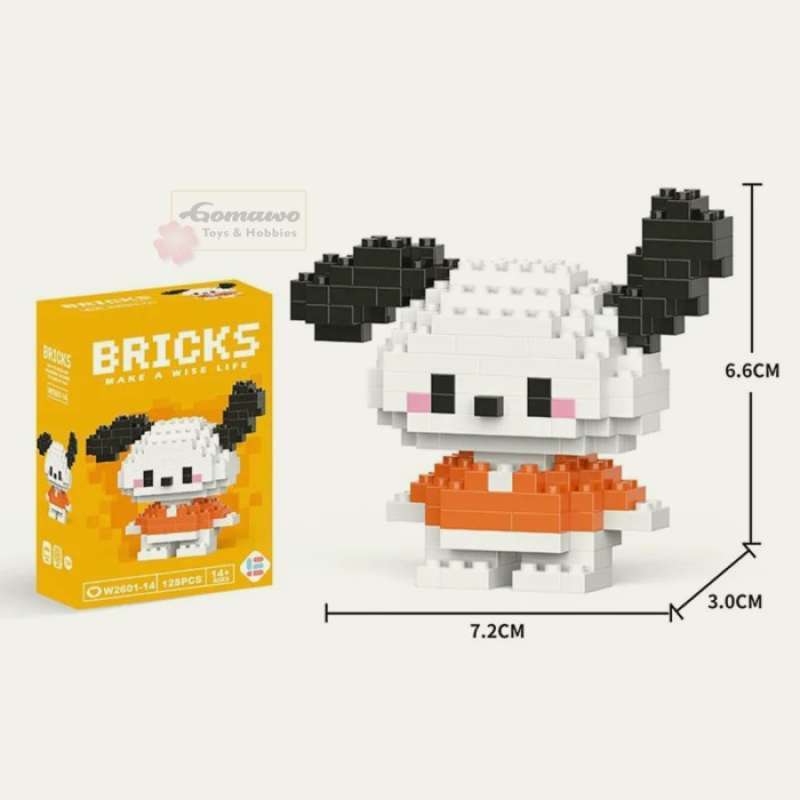 Promo Mainan Anak Balok Susun Sanrio Edition Bricks Mini Block ...
