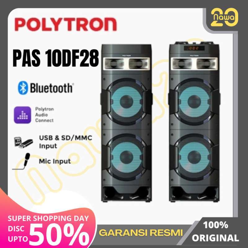Promo Polytron Pas 10df28 Speaker Aktif Pas10df28 10inch Pas 10d28 ...