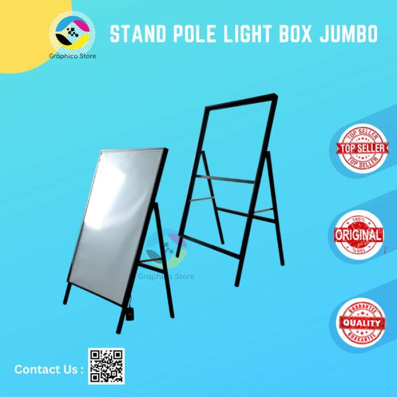 Promo Tiang Stand Pole Lightbox | Dudukan Besi Lightbox | Rangka ...