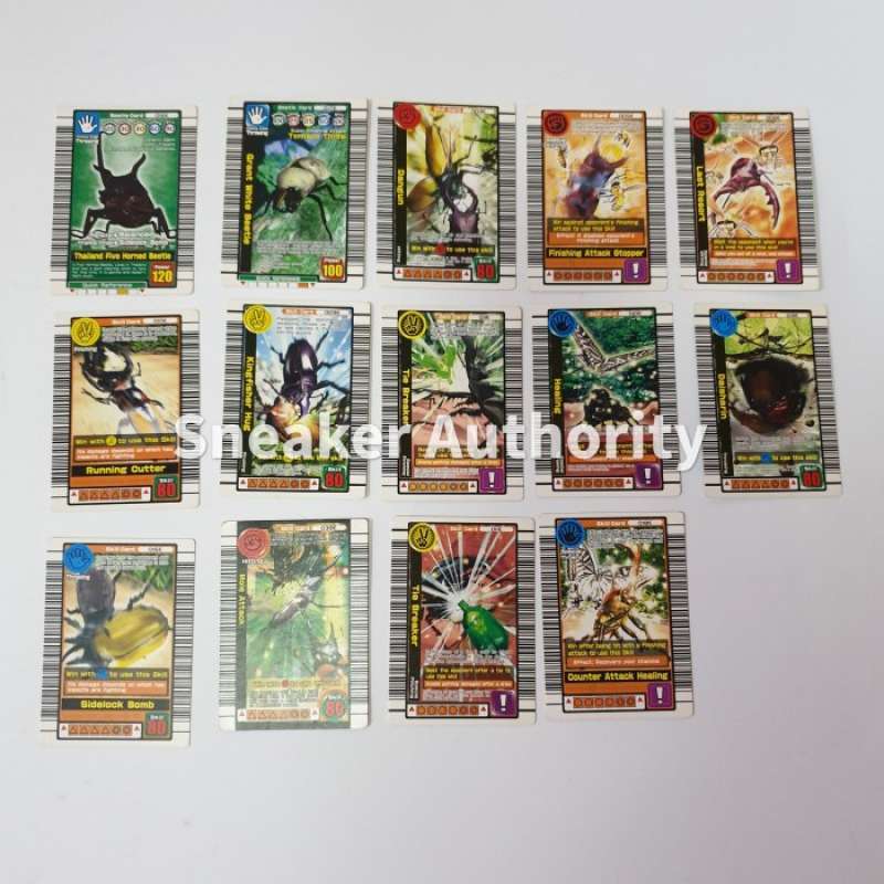 Promo Kartu Mainan Mushiking - Mushi King Arcade Game Card Kumbang ...