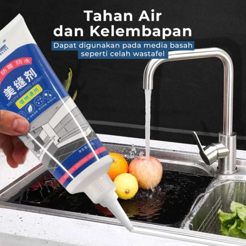 Promo Lem Keramik Dapur Kamar Mandi Nat Waterproof Tile Sealant 250g ...