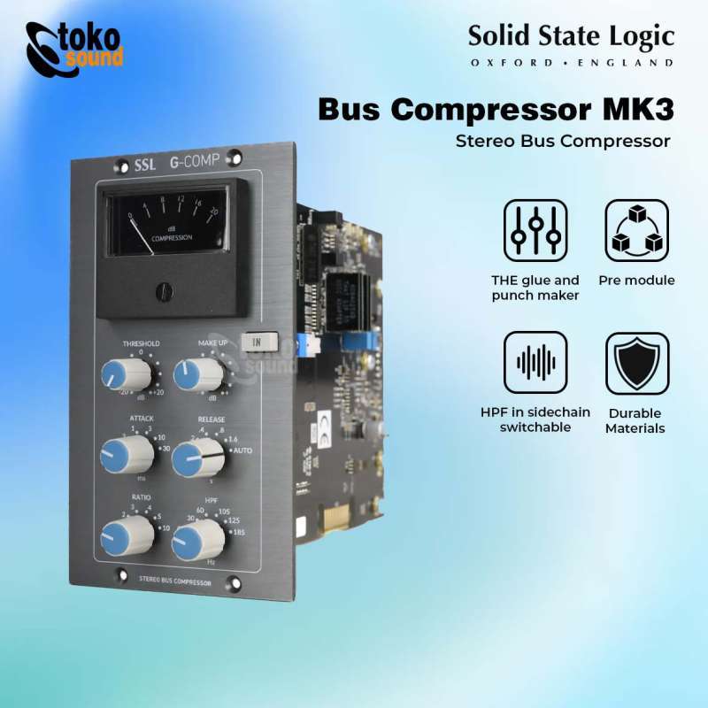 Jual Solid State Logic Ssl Stereo Bus Compressor 500 Series Module Di ...