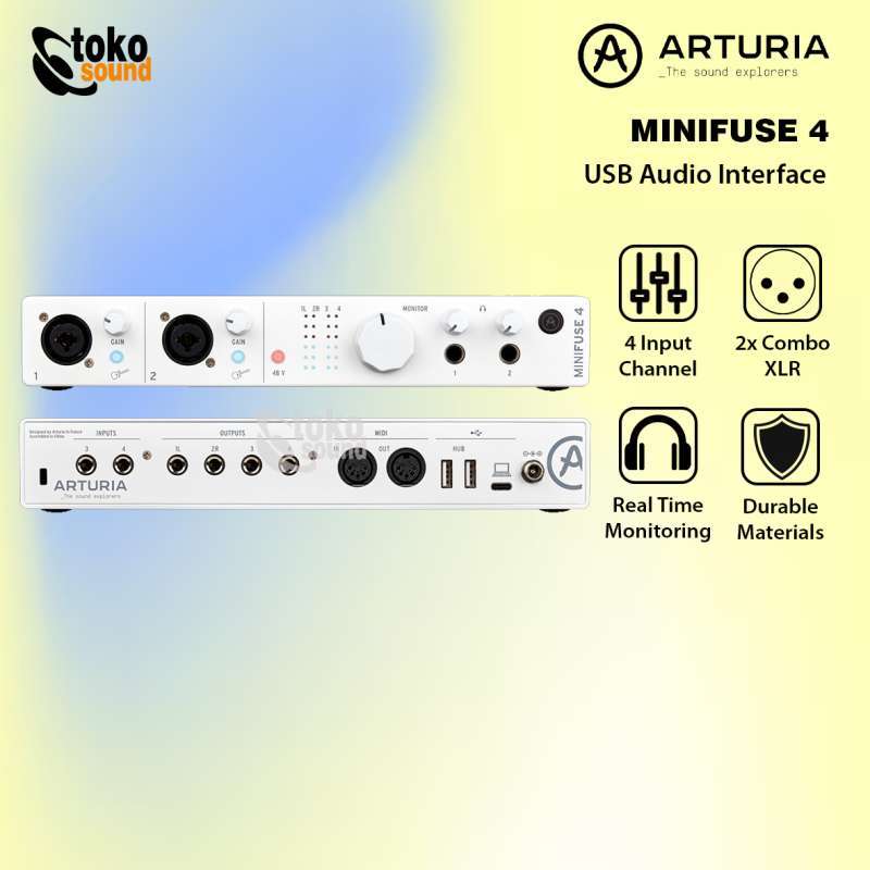 Jual Arturia Minifuse 4 - 4 Channel Usb Audio Interface - White Di ...