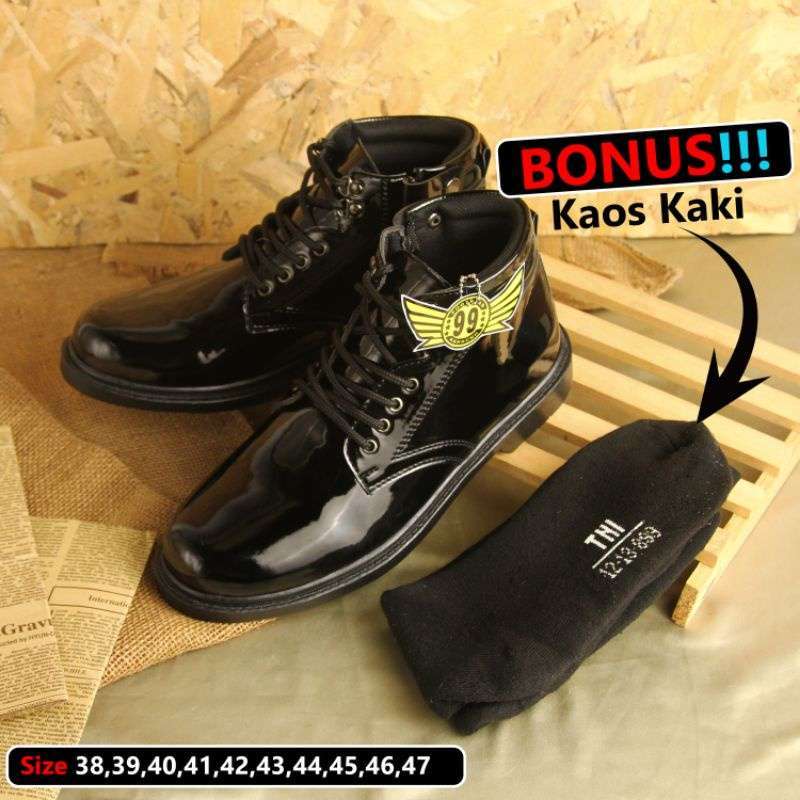 Promo Bevera Sepatu Pantofel/kilap&dop/security/sepatu Pdh Dinas ...
