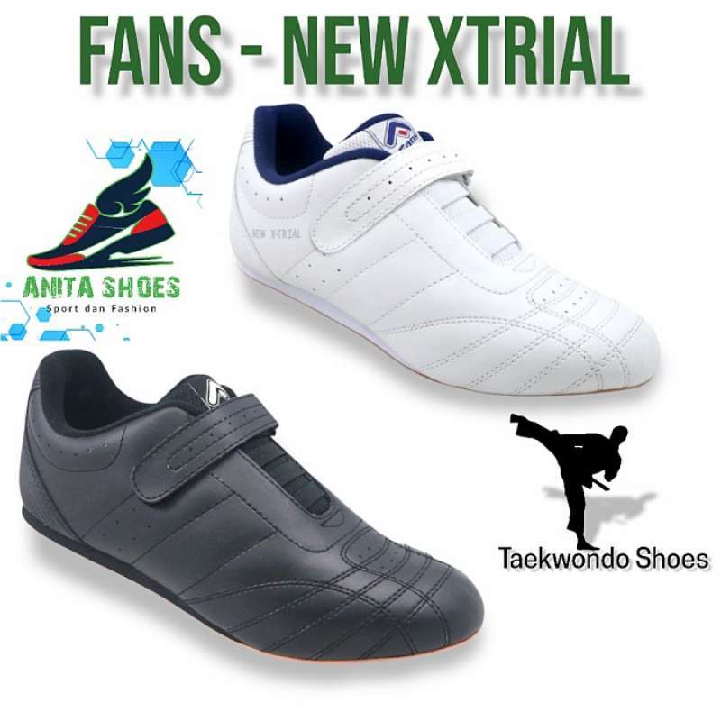 Promo Sepatu Taeondo Fans New Xtrial T-lock - Hitam, 38 Diskon 29% Di ...