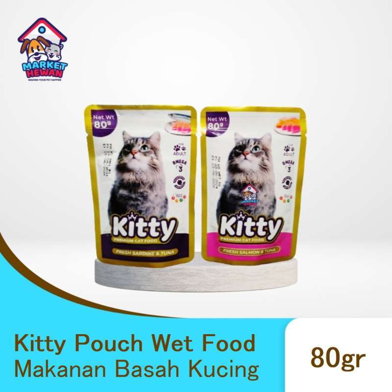 Jual Kitty Makanan Kucing Basah Pouch 80 Gr Wet Cat Food Di Seller ...