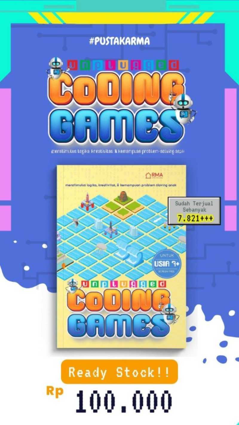 Promo Ori Buku Unplugged Coding Games Belajar Dasar Koding Untuk Anak ...