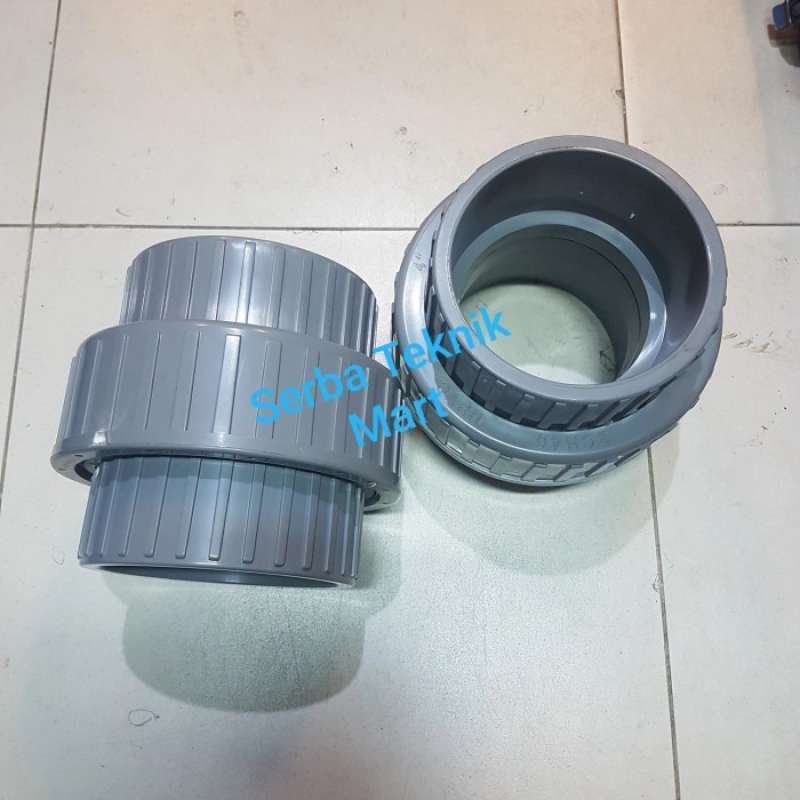 Promo Watermur Pvc 4 Inchi Dn 200 Socket Water Mur Union Pvc Soket Jis ...