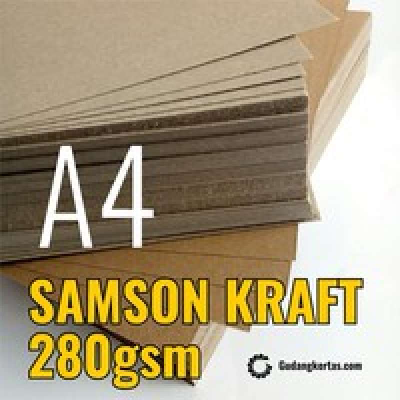 Jual Kertas Samson Kraft Tebal 275gsm - Ukuran A4 Di Seller Sourire And ...
