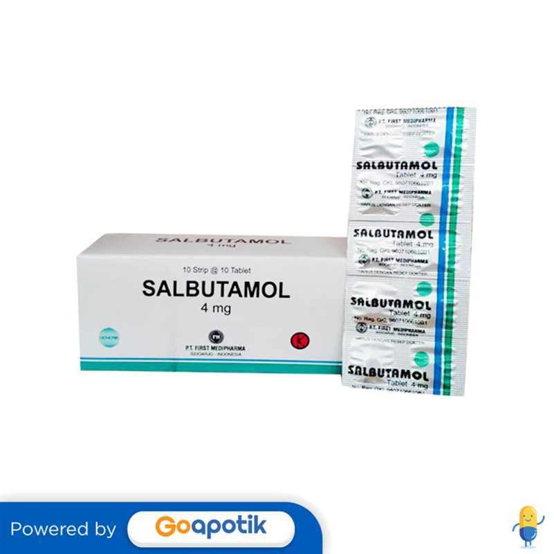 Jual Salbutamol First Medipharma 4 Mg Box 100 Tablet Di Seller Apotek ...