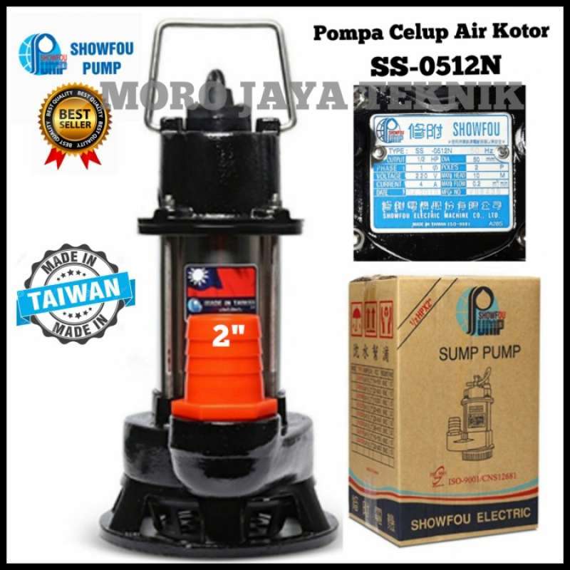 Promo Submersible Pump Showfou Ss-0512n Pompa Submersible Sewage Pump Limbah Diskon 23% Di ...
