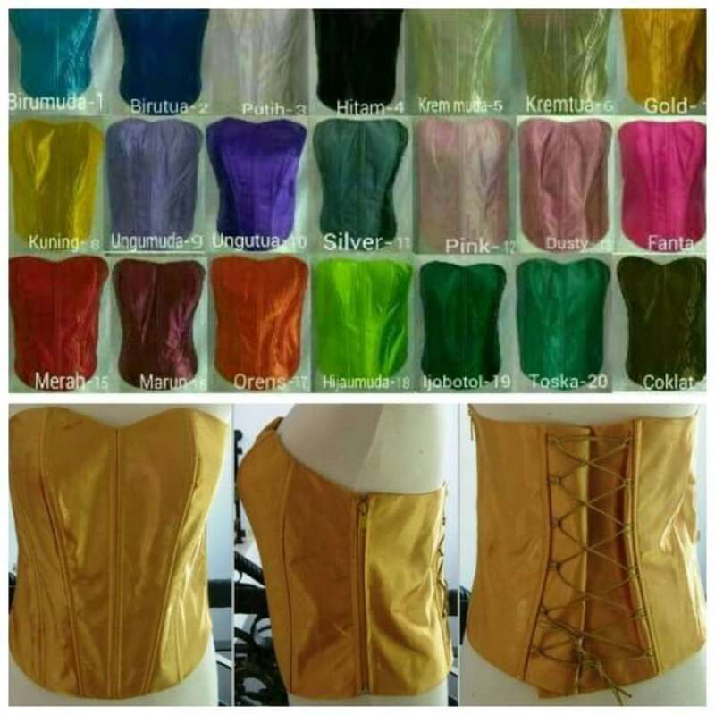 Jual Kamisol Tali Saten | Kemben | Bustier Satin | Daleman Jumbo - 4l ...