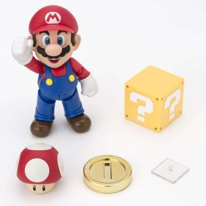 Promo Shf Super Mario Bros Mainan Figure Mario Bros Luigi - Mario ...