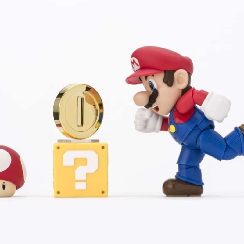 Promo Shf Super Mario Bros Mainan Figure Mario Bros Luigi - Mario ...
