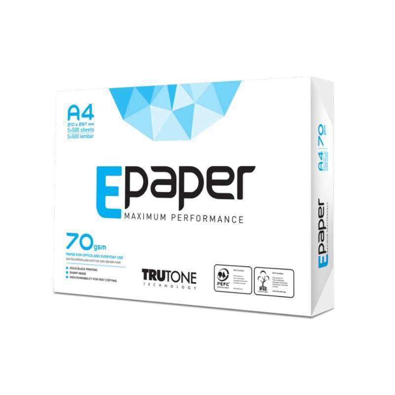 Jual Kertas Hvs Sidu Sinar Dunia / E-paper A4 Print Fotocopy 75grm ...
