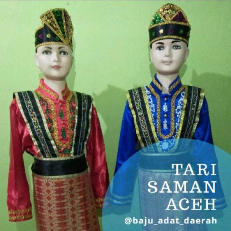 Jual Baju Adat Dewasa Tari Saman Aceh Satuan ( Pria/wanita) Di Seller ...