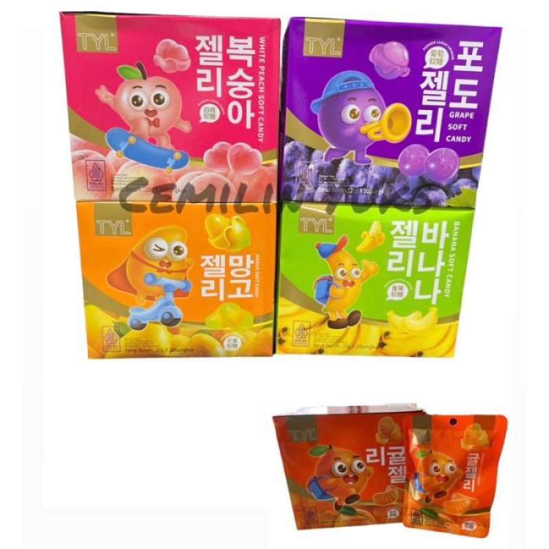 Promo Tyl Gummy Candy 20g X 20bungkus Gummy Candy Aneka Rasa Buah ...