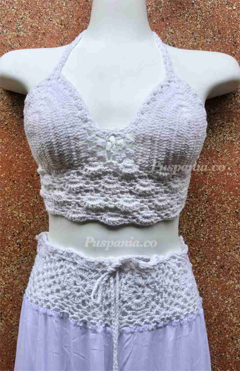 Jual Bella Set Bikini Rajut Model Summer Wear | Crochet Bali Di Seller ...