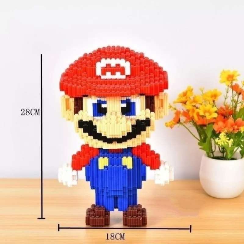 Promo Mainan Balok Susun Nano Block Mario Medium - Luigi - Mario Diskon ...