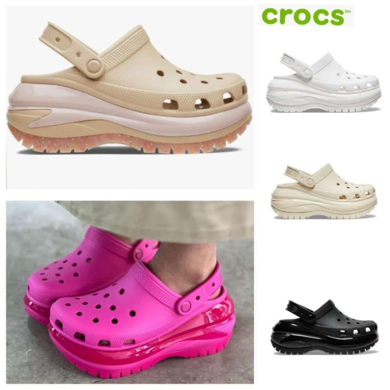 Jual Crocs Classic Mega Crush Clog Woman - 37 Hitam Di Seller Winter ...