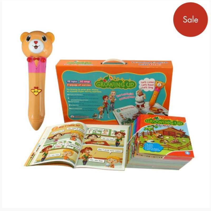 Promo Ori Growing Up English Talking Pen Book Growing Up With Talking Pen Diskon 21% Di Seller ...