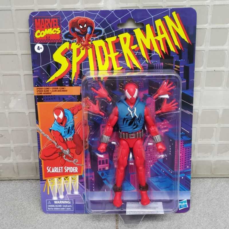 Promo Marvel Legends Retro Scarlet Spider Spiderman Vintage Card Spider ...