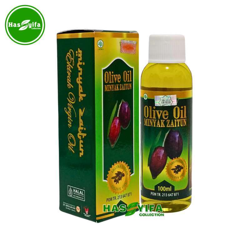 Jual Minyak Zaitun Olive Oil Ekstra Virgin Griya An Nur Isi 100ml Di ...