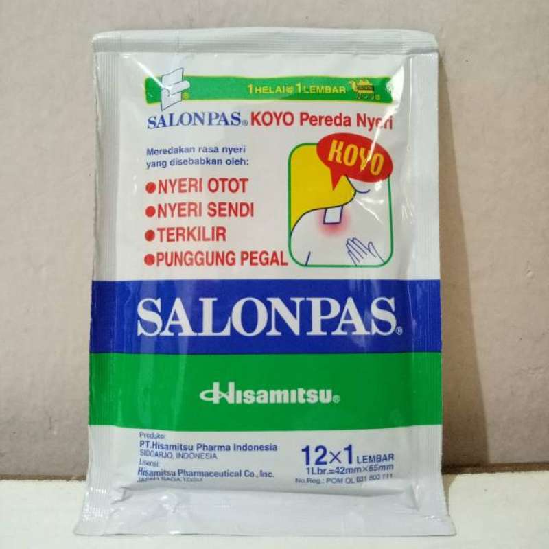 Promo Salonpas Koyo / Bungkus Isi 12 Lembar Diskon 17% Di Seller Toko ...