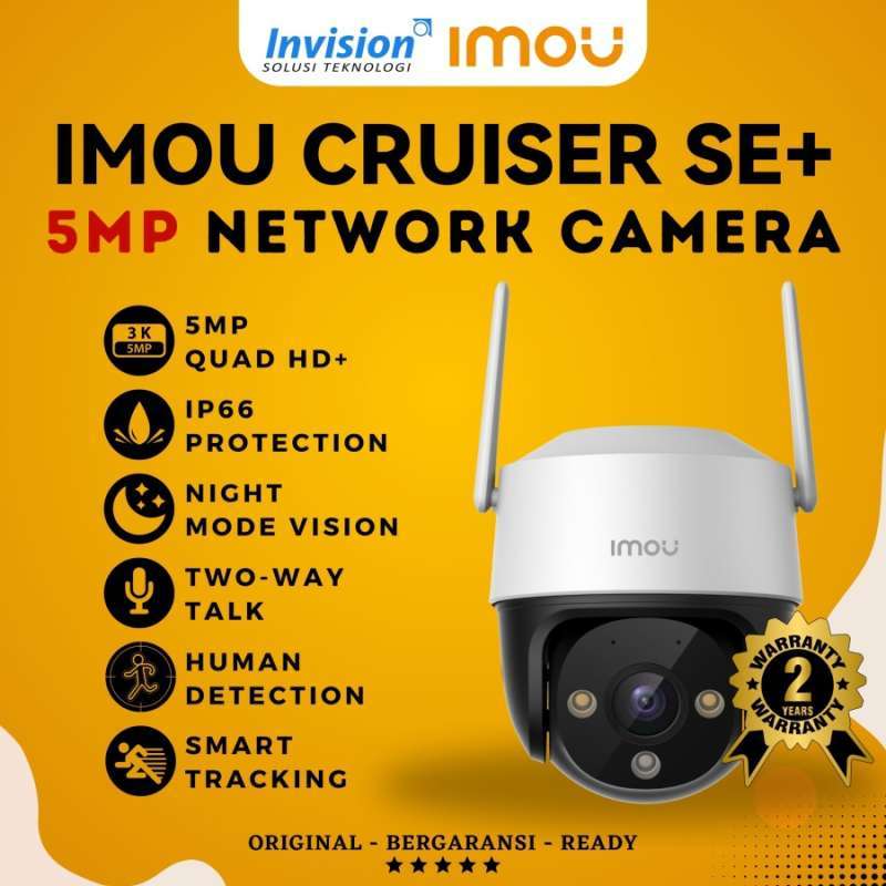Jual Imou Cruiser Se+ 5mp 3k Wifi Outdoor Ip Camera Pt Deteksi Manusia ...