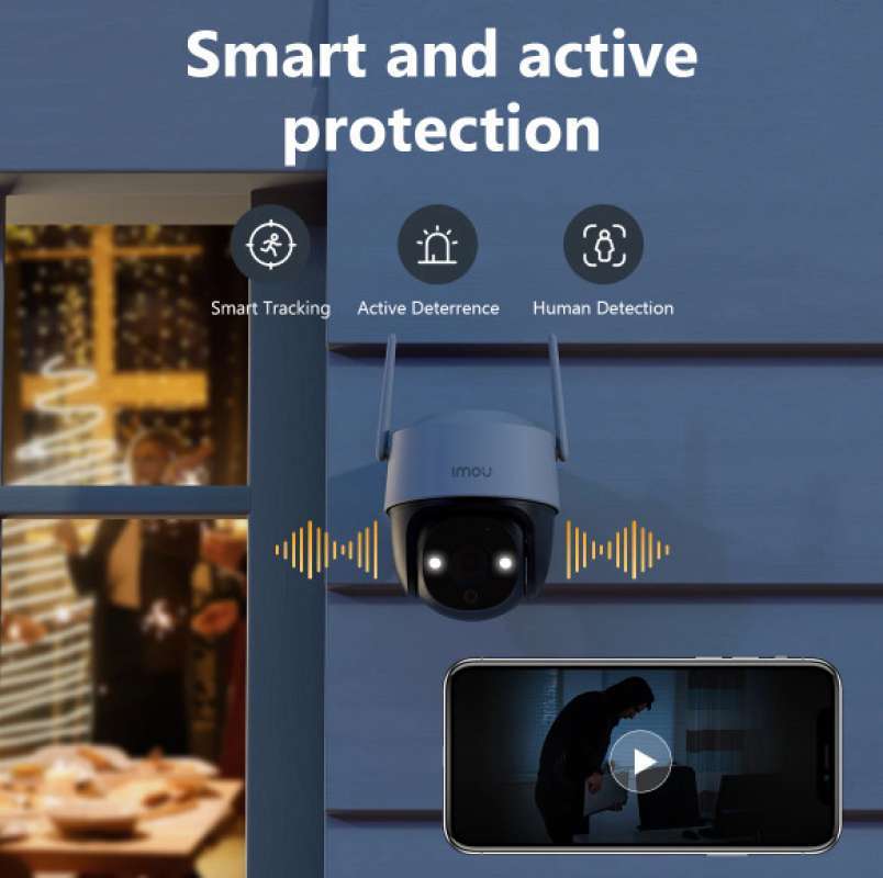 Jual Imou Cruiser Se+ 5mp 3k Wifi Outdoor Ip Camera Pt Deteksi Manusia ...