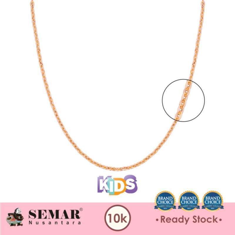 Jual Kalung Emas Anak Rolona Polos Gold 10k Semar Nusantara - 3 - 3.2gr ...