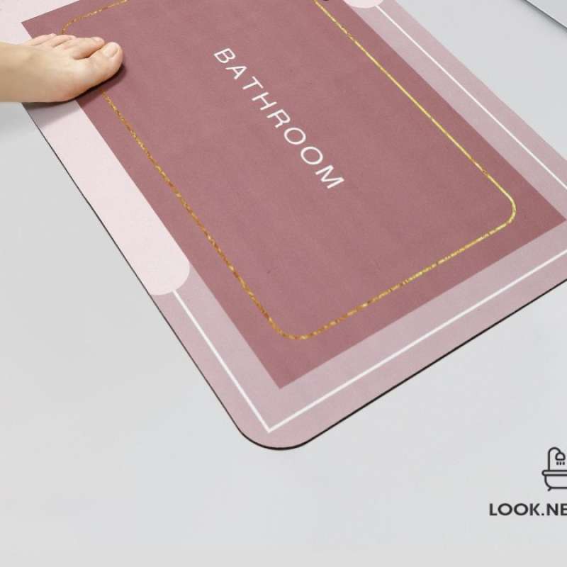 Jual Keset Kaki Tpe Kamar Mandi Anti Slip Foot Mat Serap Air Tebal ...