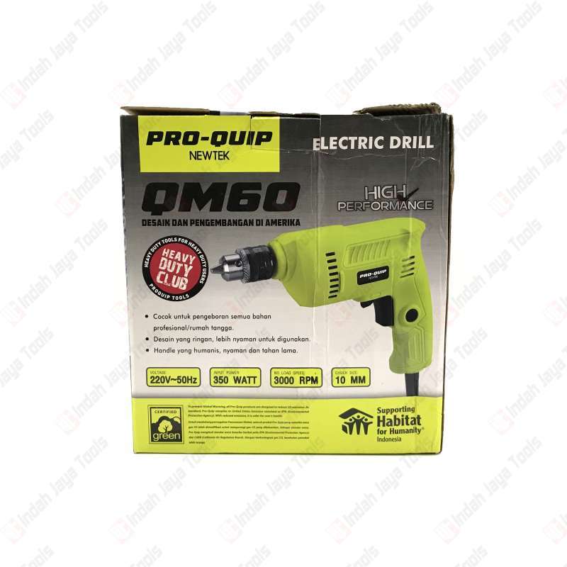 Jual Pro-quip Qm60 Mesin Bor Besi 10 Mm Listrik - Electric Drill Kayu ...