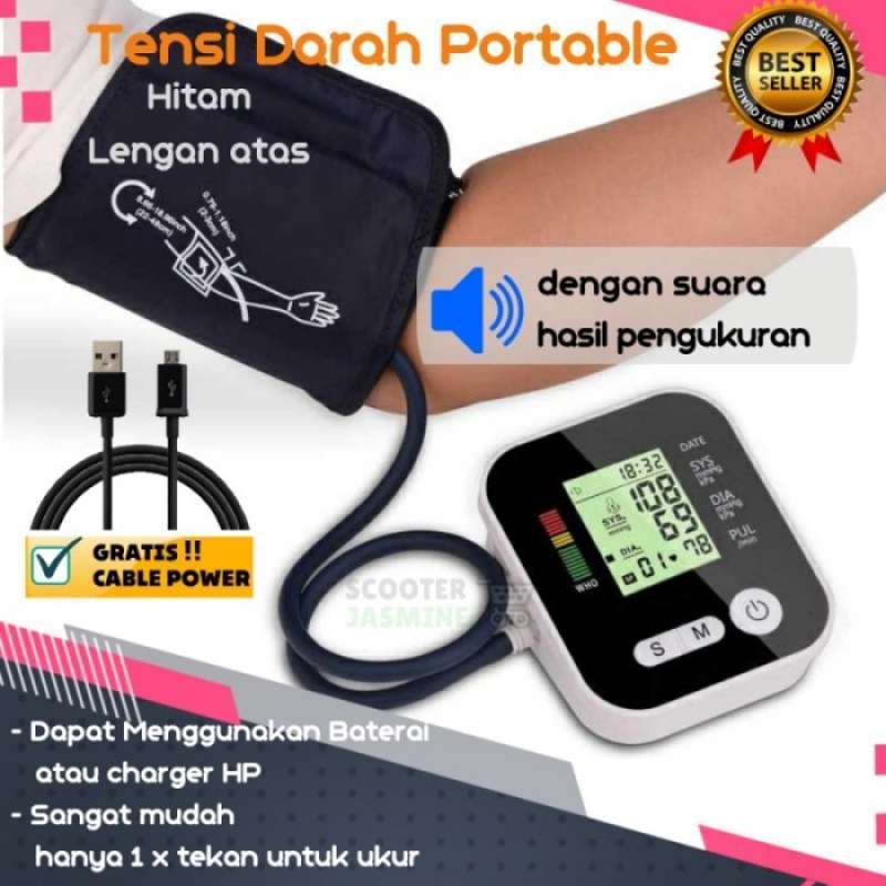 Promo Tensimeter Digital Tensi Portable Ukur Tekanan Darah Tinggi ...