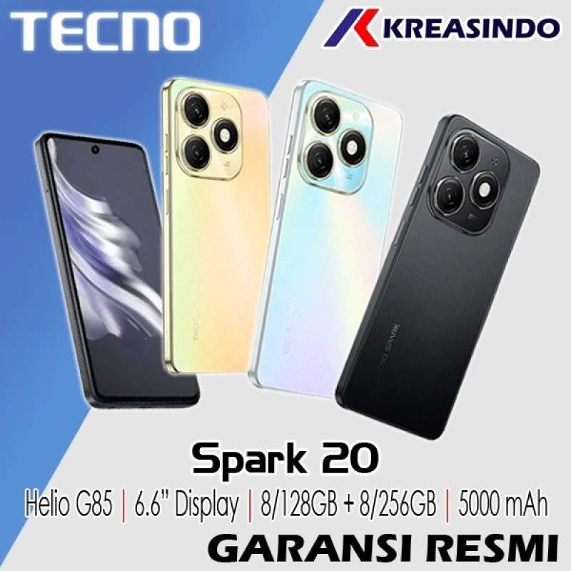 Promo Tecno Spark 20 Nfc 8/256 Ram 8gb Internal 256gb Resmi Diskon 33% Di Seller Kanzahana Store ...