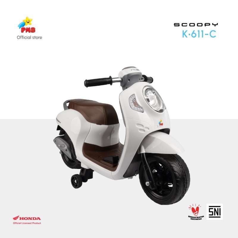 Promo Mainan Motor Aki Anak Honda Scoopy Mini K611c Pmb Toys - Scoopy ...