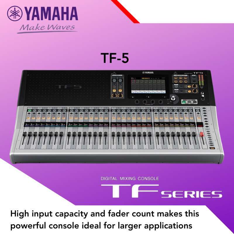 Jual Mixer Audio Yamaha Tf5 Tf-5 Tf 5 Digital Mixing Console Di Seller Excellent Audio M2 ...
