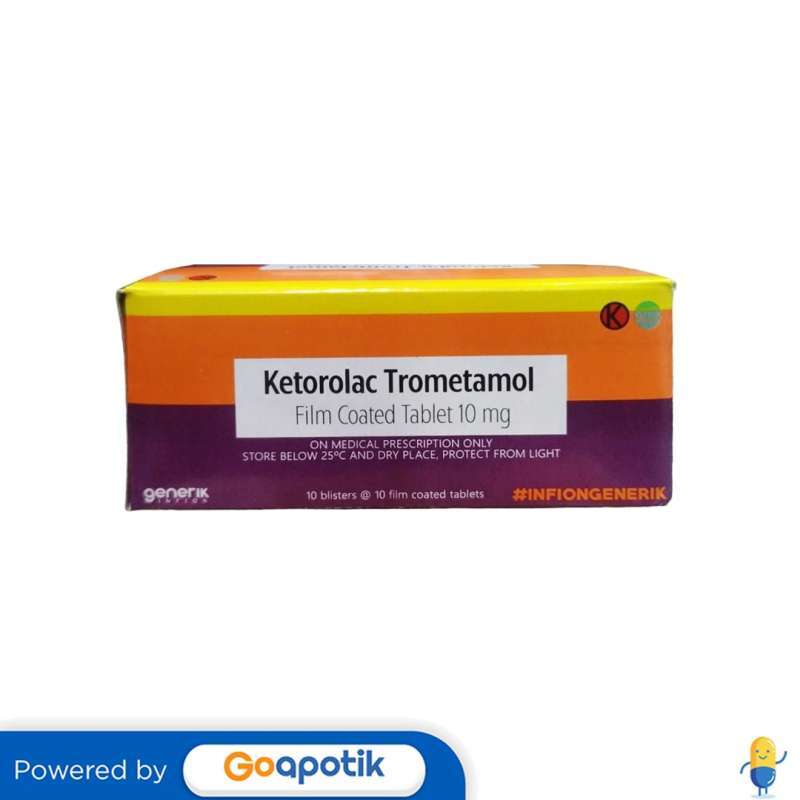 Jual Ketorolac Trometamol Infion 10 Mg Box 100 Tablet Di Seller Apotek ...