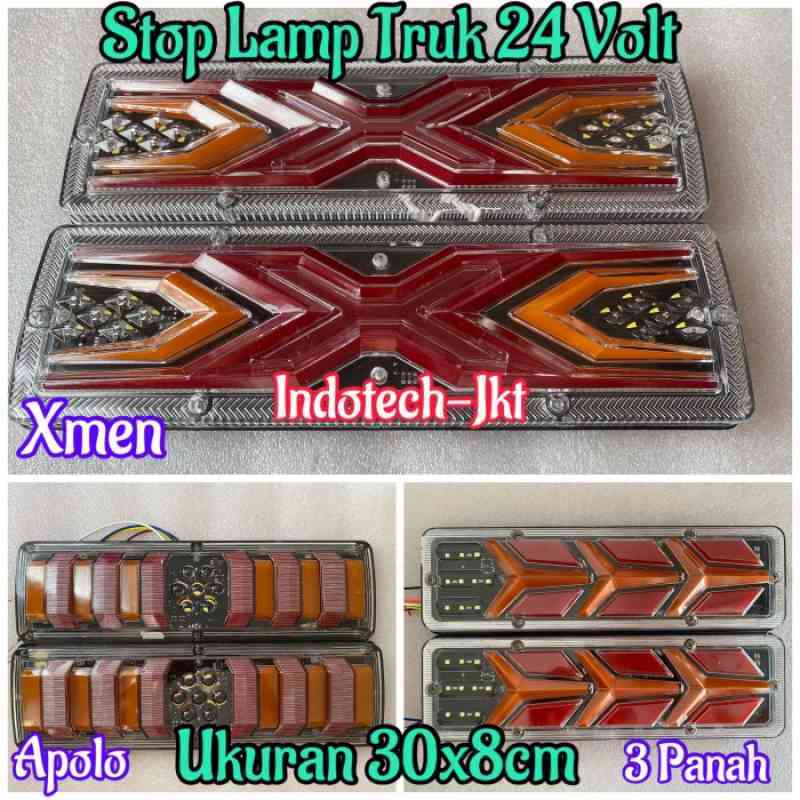 Promo Stop Lamp Variasi Lampu Truk 24 Volt Ukuran 30cm Diskon 27% Di ...