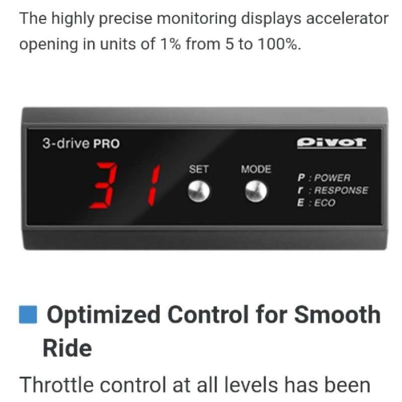 Promo Pivot Throttle Controller 3 Drive Pro For Toyota Inova, Fortuner ...